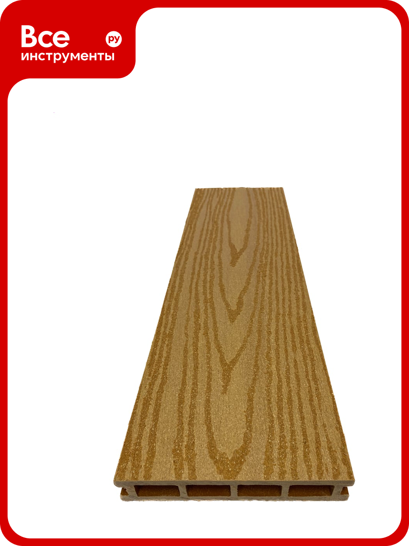 Террасная доска MasterDeck Classic Орегон узкий вельвет/тиснение под дерево 3 шт 10323300