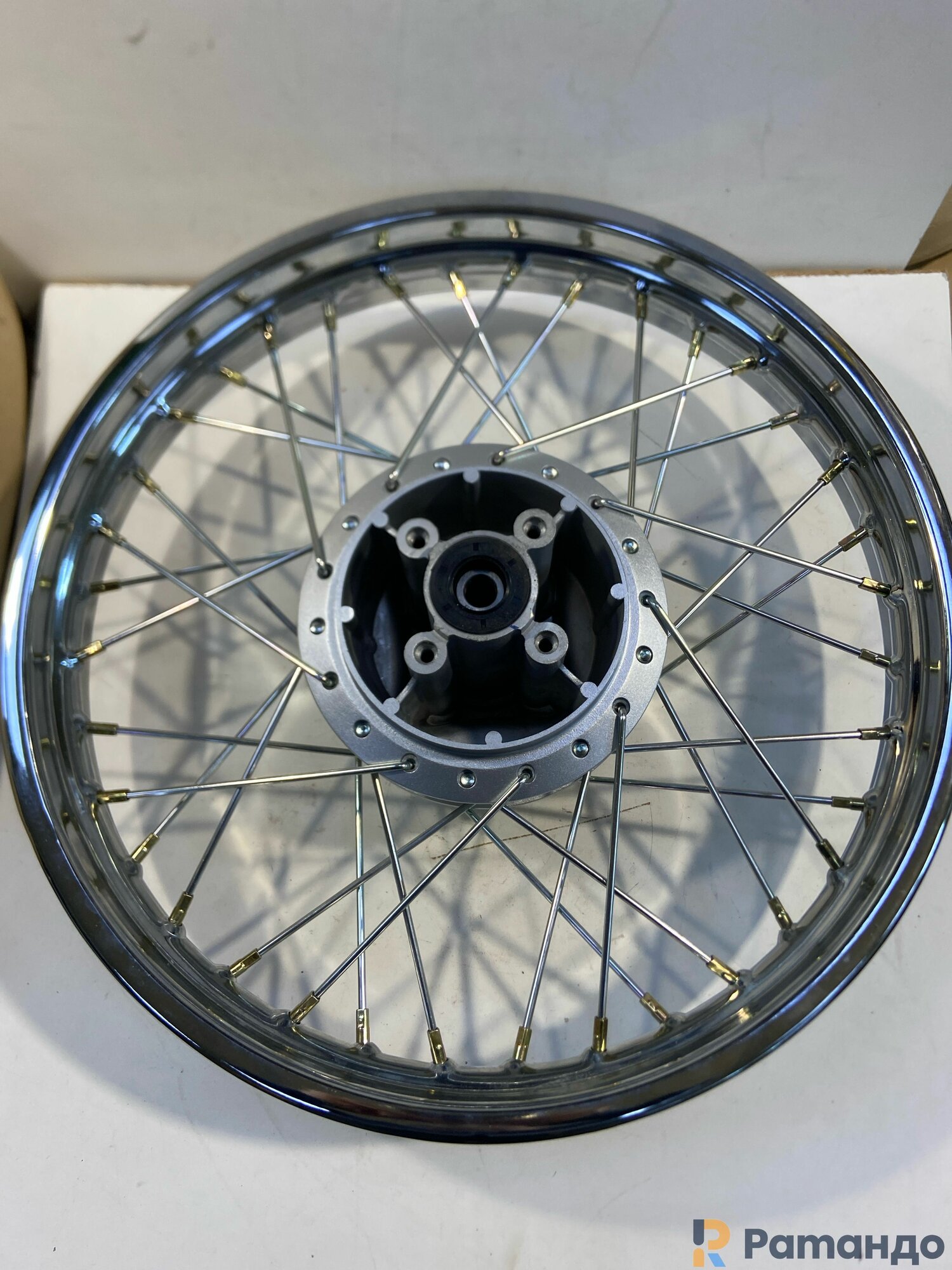 Колесо спицованное хром заднее 2,15*18 дисковый томоз Барс, ТТR, XR 250 оригинал