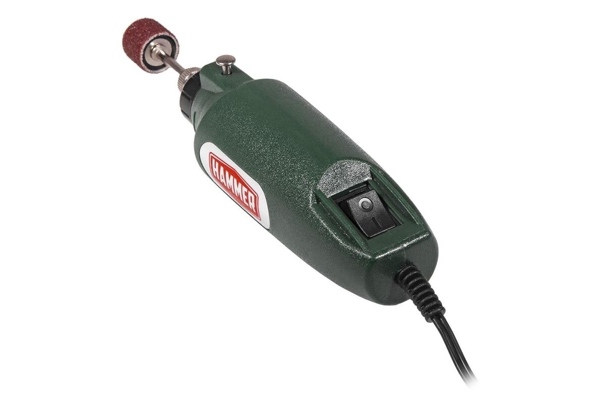 Дрель (мини) Hammer MD050A 12В 1-3.2мм 15000об/мин + аксессуары 80шт, в блистере