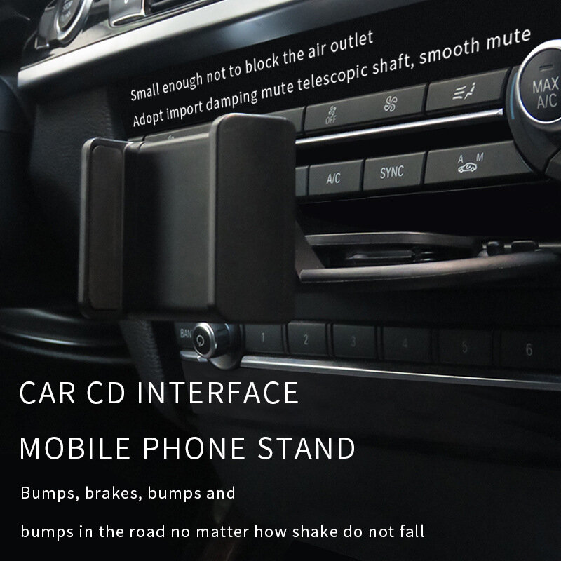 Автомобильный держатель ZY-CD03 для мобильного телефона и компакт-диска