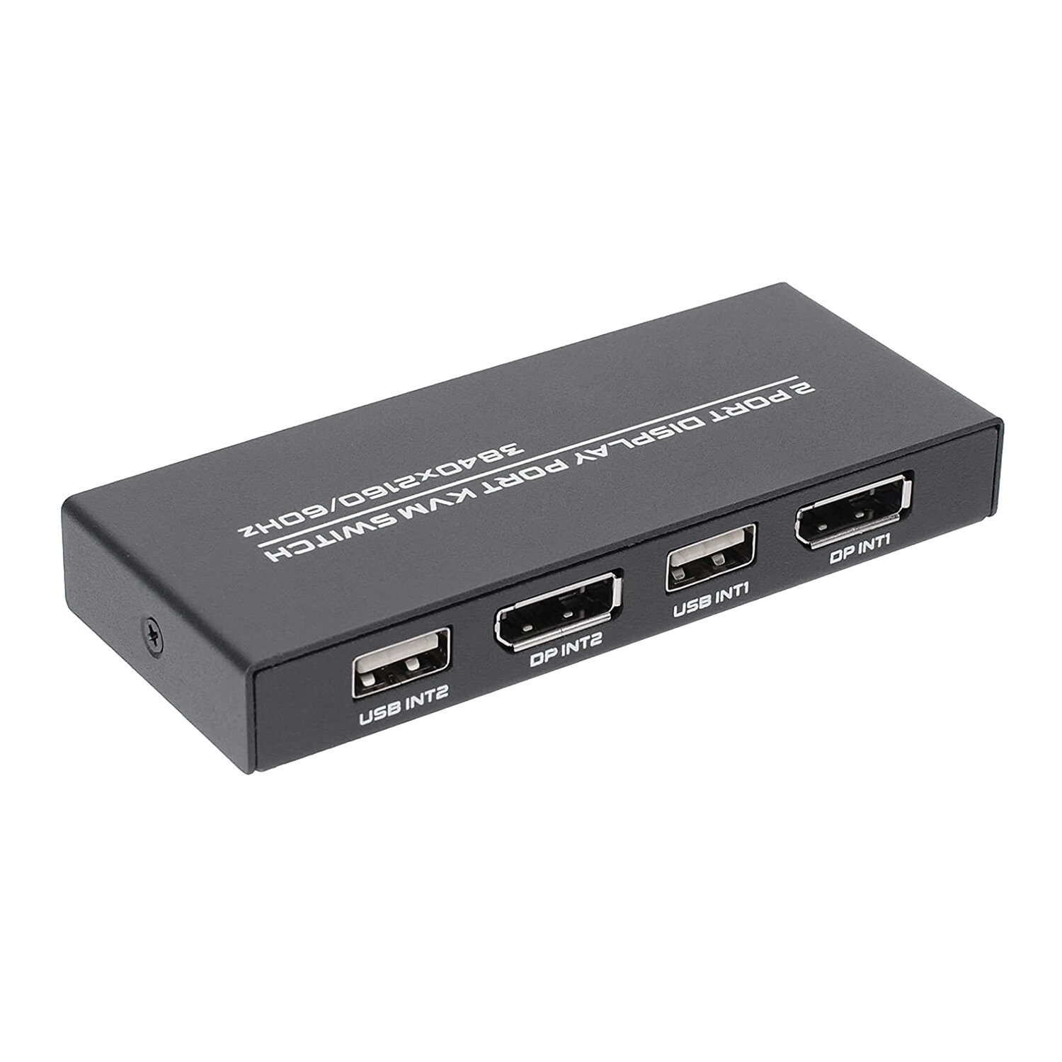 DisplayPort KVM-переключатель, 4K@60 Гц DP USB-переключатель для 2 компьютеров