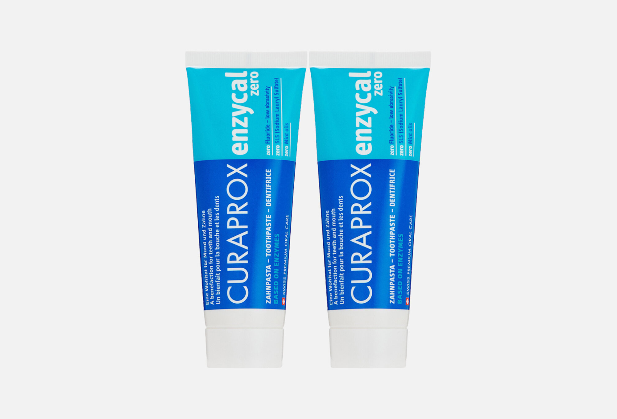 Набор зубных паст CURAPROX Enzycal Zero 75 мл