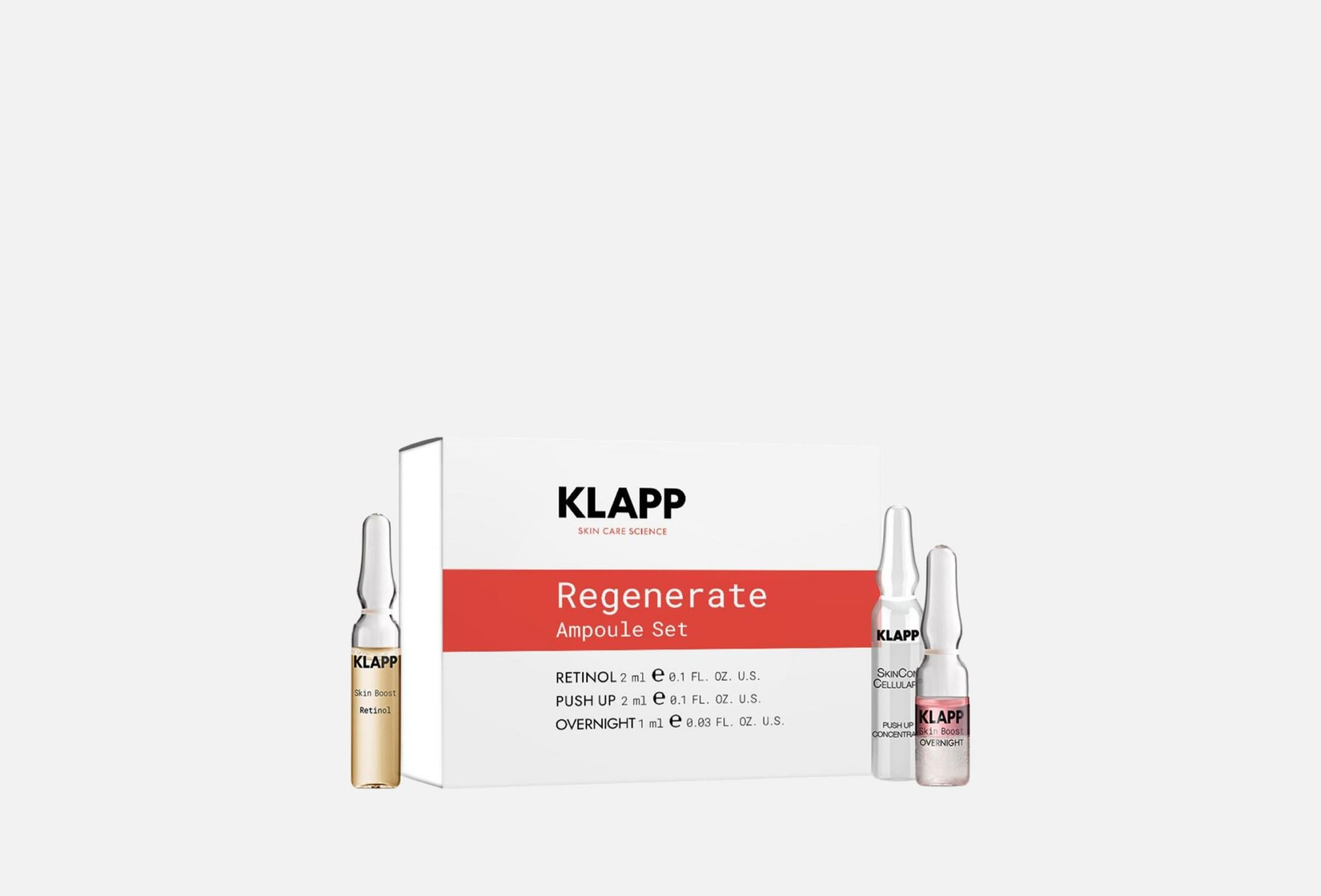 Ампулы для лица KLAPP SKIN CARE SCIENCE Regenerate Ampoule Set