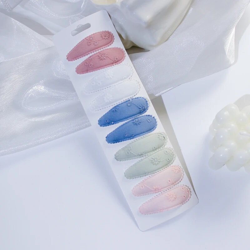 Клетчатые заколки для волос CUTE BOWS для детей Белый, FJ171-2