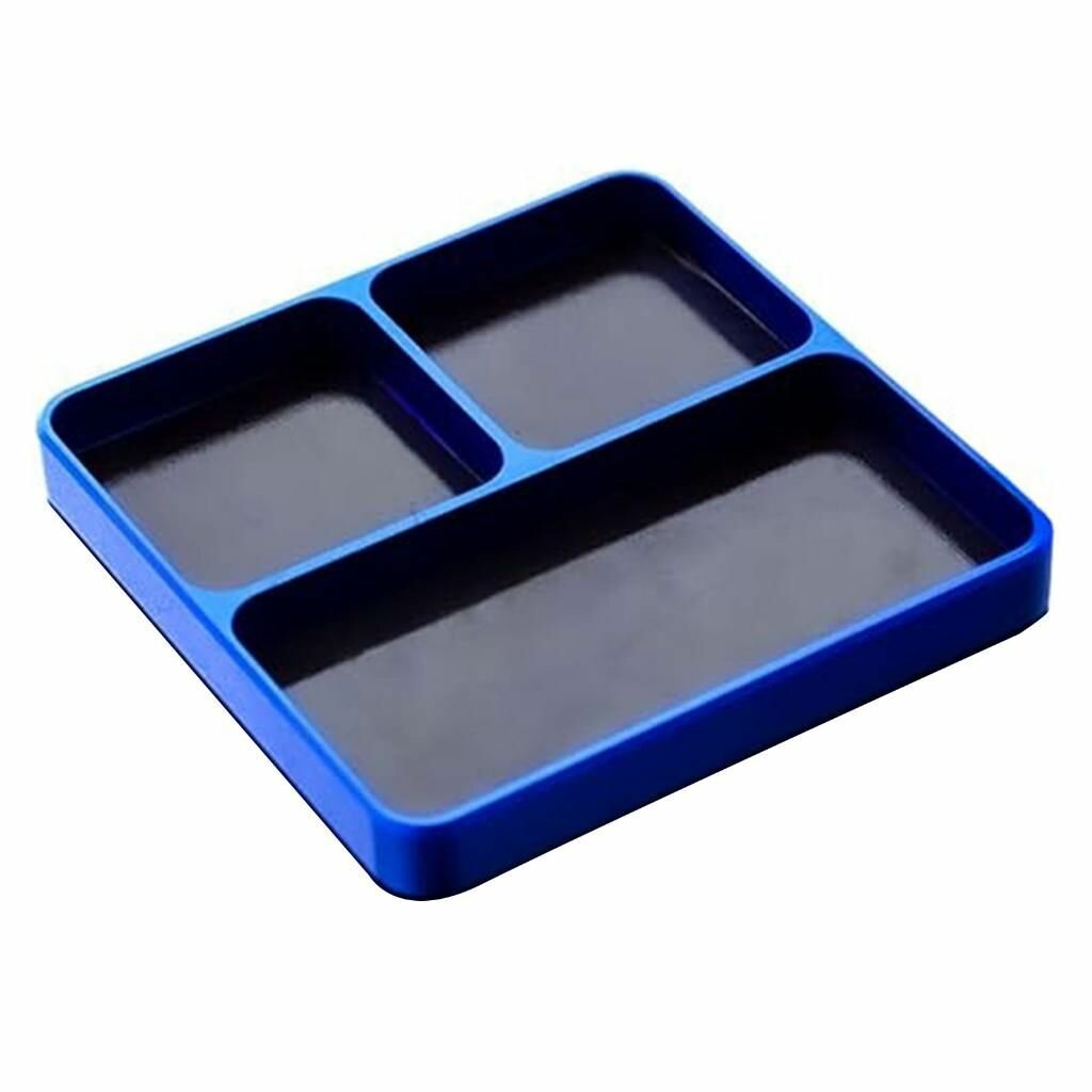 Набор инструментов, Диск для ремонта автомобильных запчастей модели из алюминиевого сплава с магнитным ящиком для хранения инструментов-темно-синий