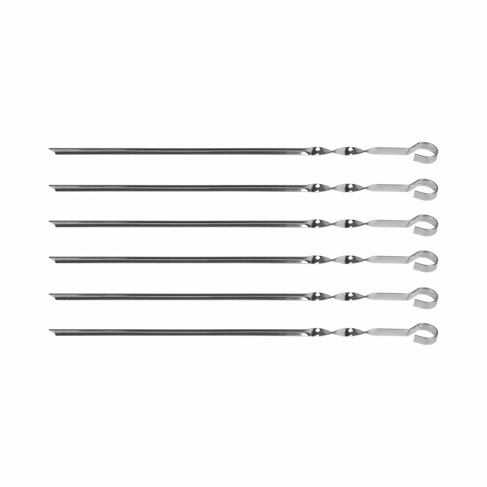 GRINDA Набор шампуров, уголок, 450мм, 6шт в упаковке 427755