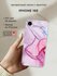 Чехол на Apple iPhone 16e/17e / Айфон 16е/17e с принтом "Розовые мраморные разво...