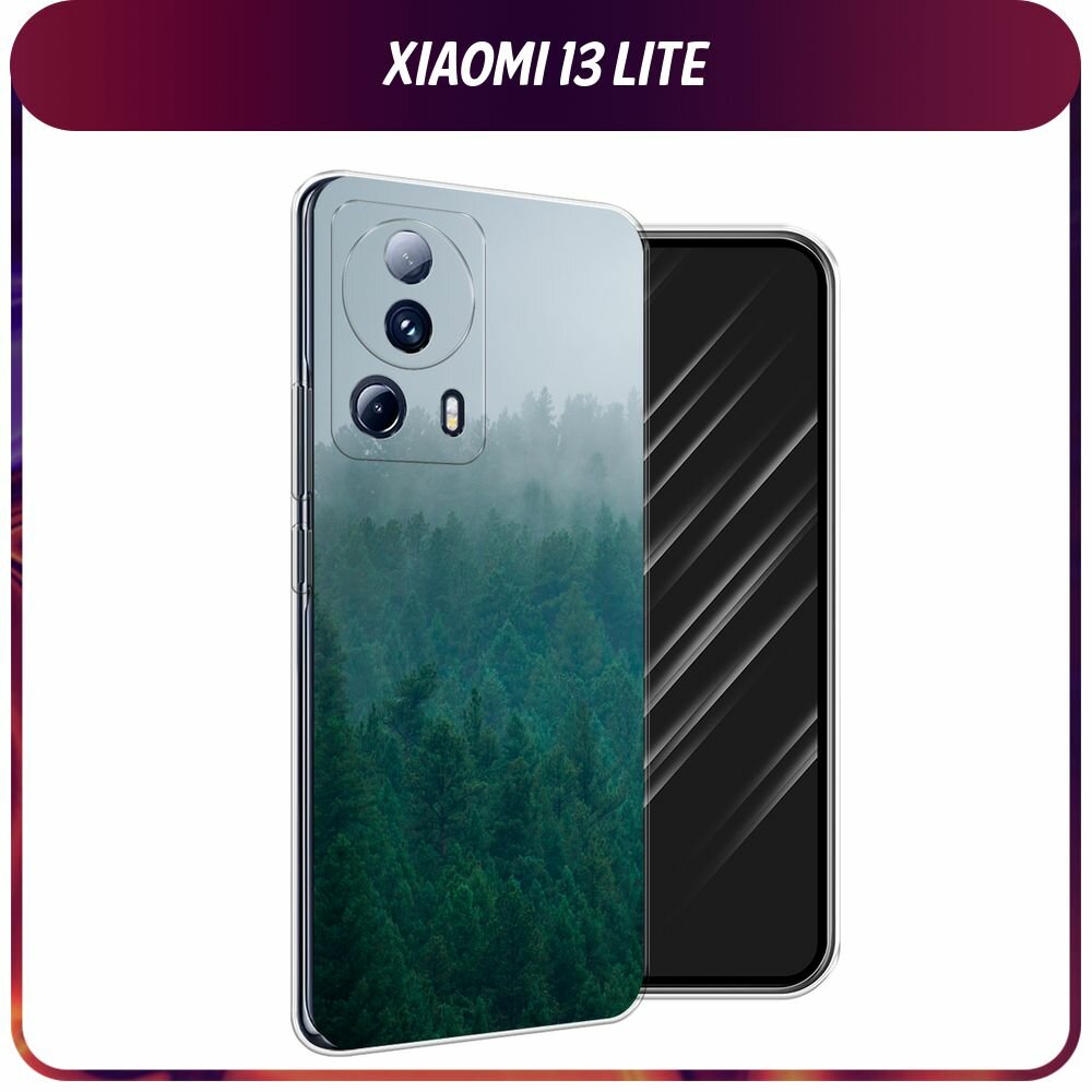 Чехол на Xiaomi 13 Lite / Сяоми 13 Лайт с принтом "Лес в облаках"