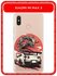 Чехол на Xiaomi Mi Max 3 / Сяоми Ми Макс 3 с принтом "Car and dragon", прозрачны...