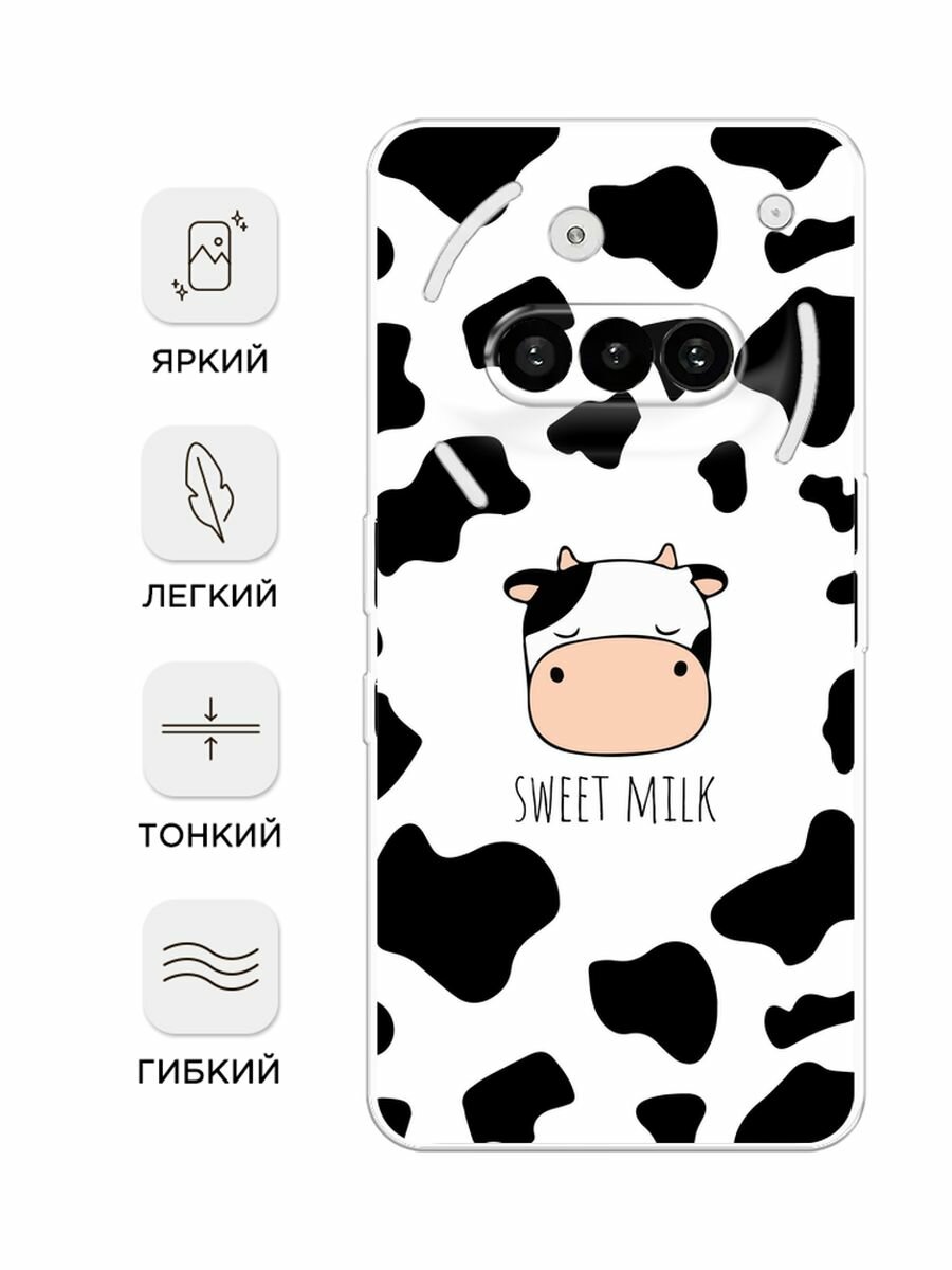 Чехол на Nothing Phone 3a / Нотинг Фон 3а с принтом Sweet milk — фото 1