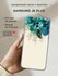 Чехол на Samsung Galaxy J6 + / Самсунг Галакси J6 Плюс 2018 с принтом Перья голу...