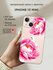 Чехол на Apple iPhone 13 mini / Айфон 13 мини с принтом "Open peonies", прозрачн...