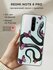 Чехол на Xiaomi Redmi Note 8 Pro / Сяоми Редми Нот 8 Про с принтом "Snake and bu...