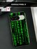 Чехол на Google Pixel 9 / Гугл Пиксель 9 с принтом "Цифры матрицы"