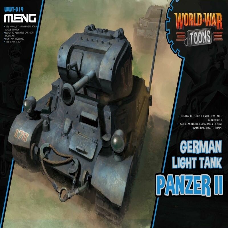 Meng Model wwt-019 комплект кол сниц без клею в збор легкий танк panzer ii танки