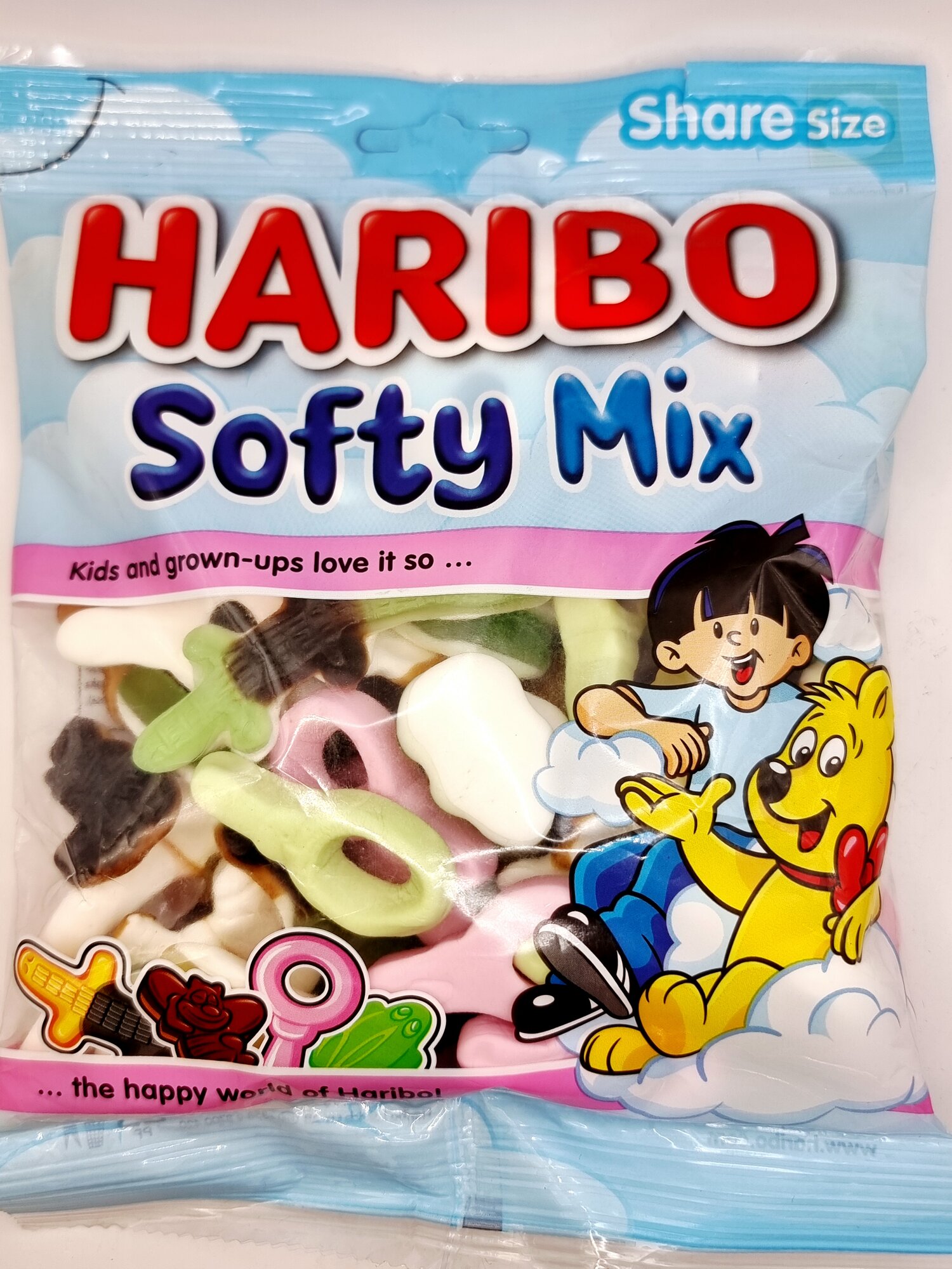 Жевательный мармелад HARIBO Softy Mix 250 грамм (Из Финляндии)