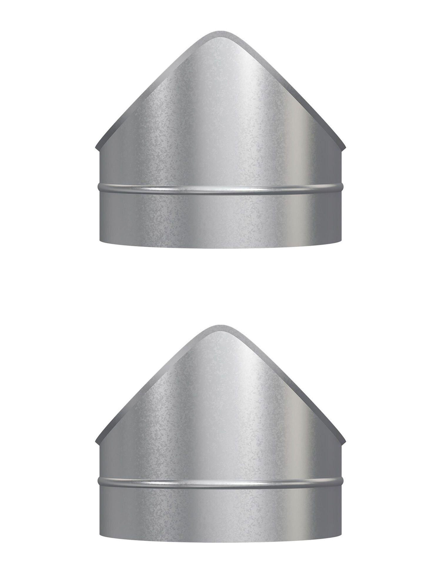 Врезка для круглых воздуховодов d250х250 мм оцинкованная (2 шт.)