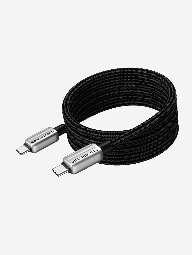 Кабель CABLETIME CU08H / USB‑C to USB‑C /, Power Delivery 3.1, чёрный