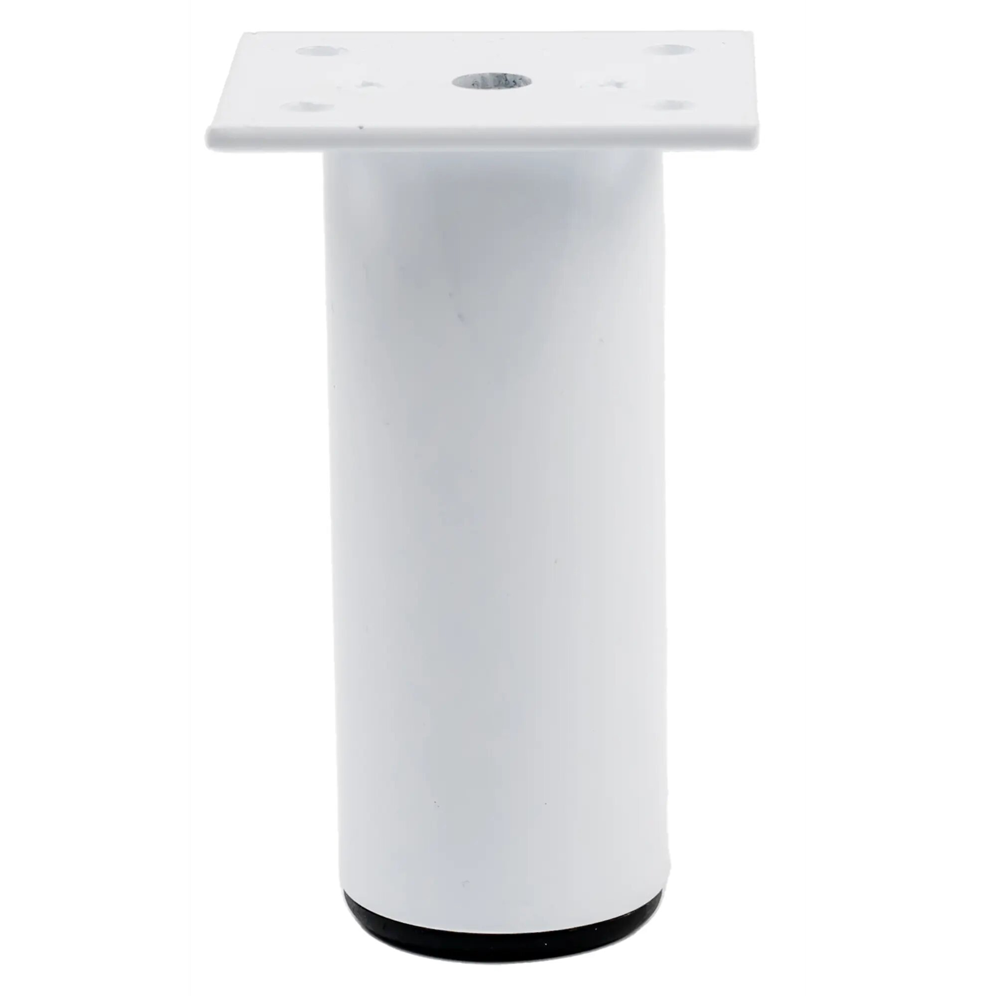 Palladium Ножка мебельная прямоугольная 38x100x38 мм из железа белого цвета для мебели