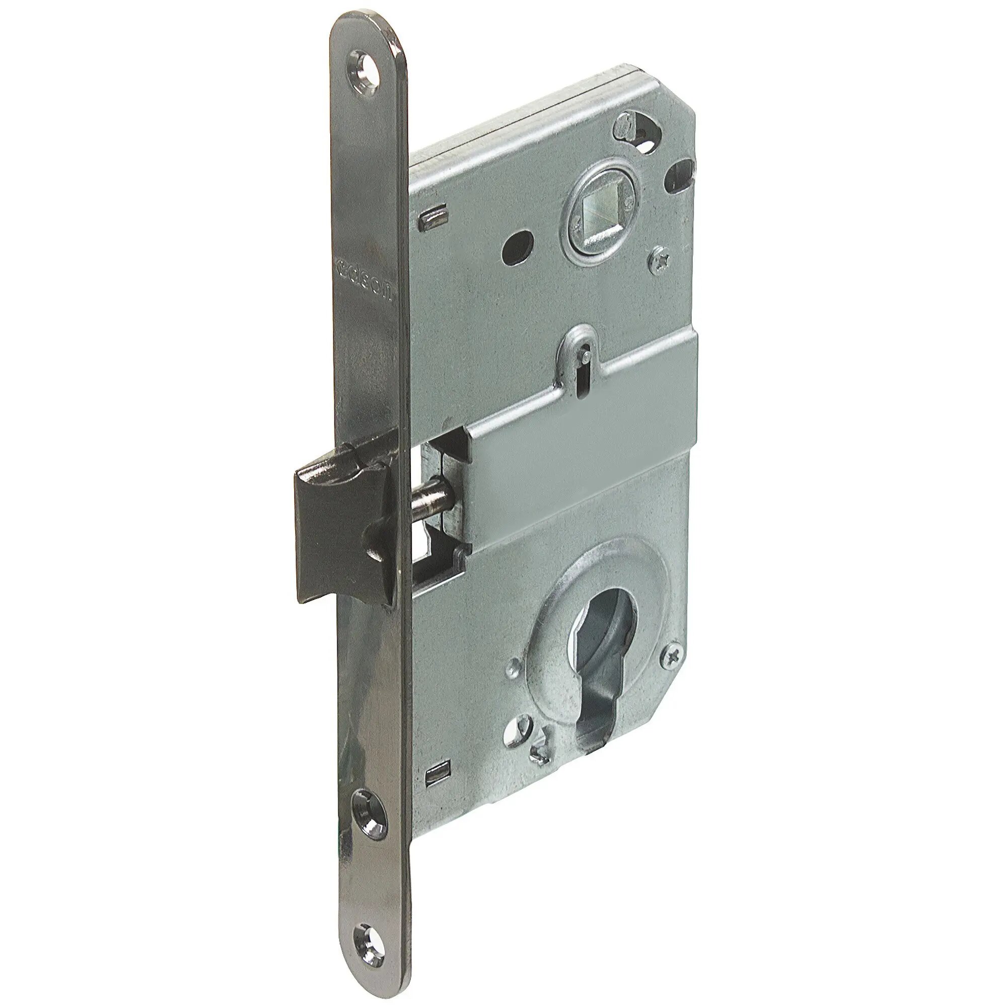 Защёлка под цилиндр под ключ EDS-50-85 KEY сталь графитовый цвет с ключом надёжная сборка