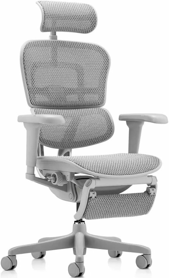 Анатомическое офисное кресло Falto Ergohuman 2 ST Ultra LT GY, кевларовая сетка