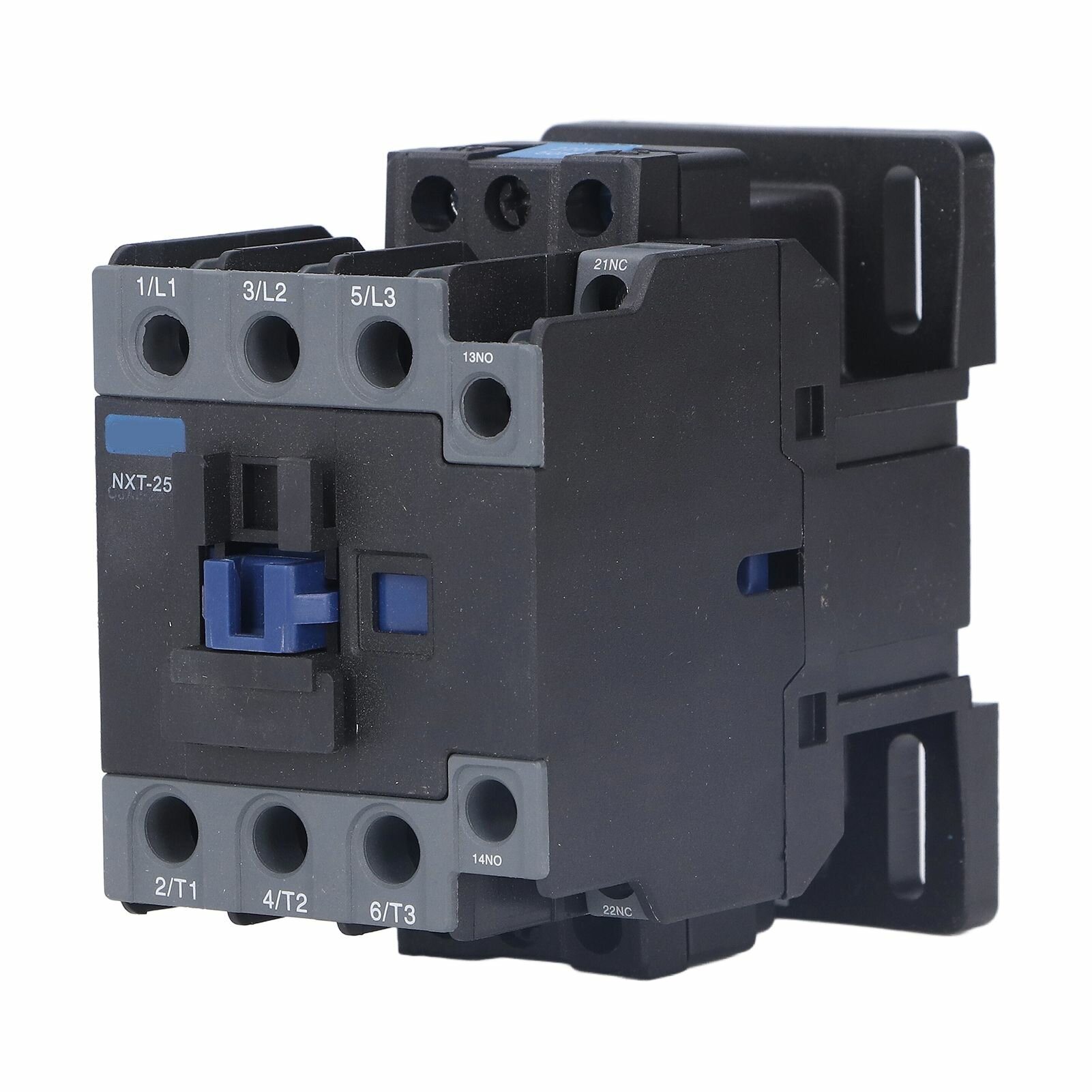 Контактор переменного тока 50 Гц Pa66 Контакторы из термореактивного пластика для DIN-рейки Функция автоматического переключенияNXT 25 40A