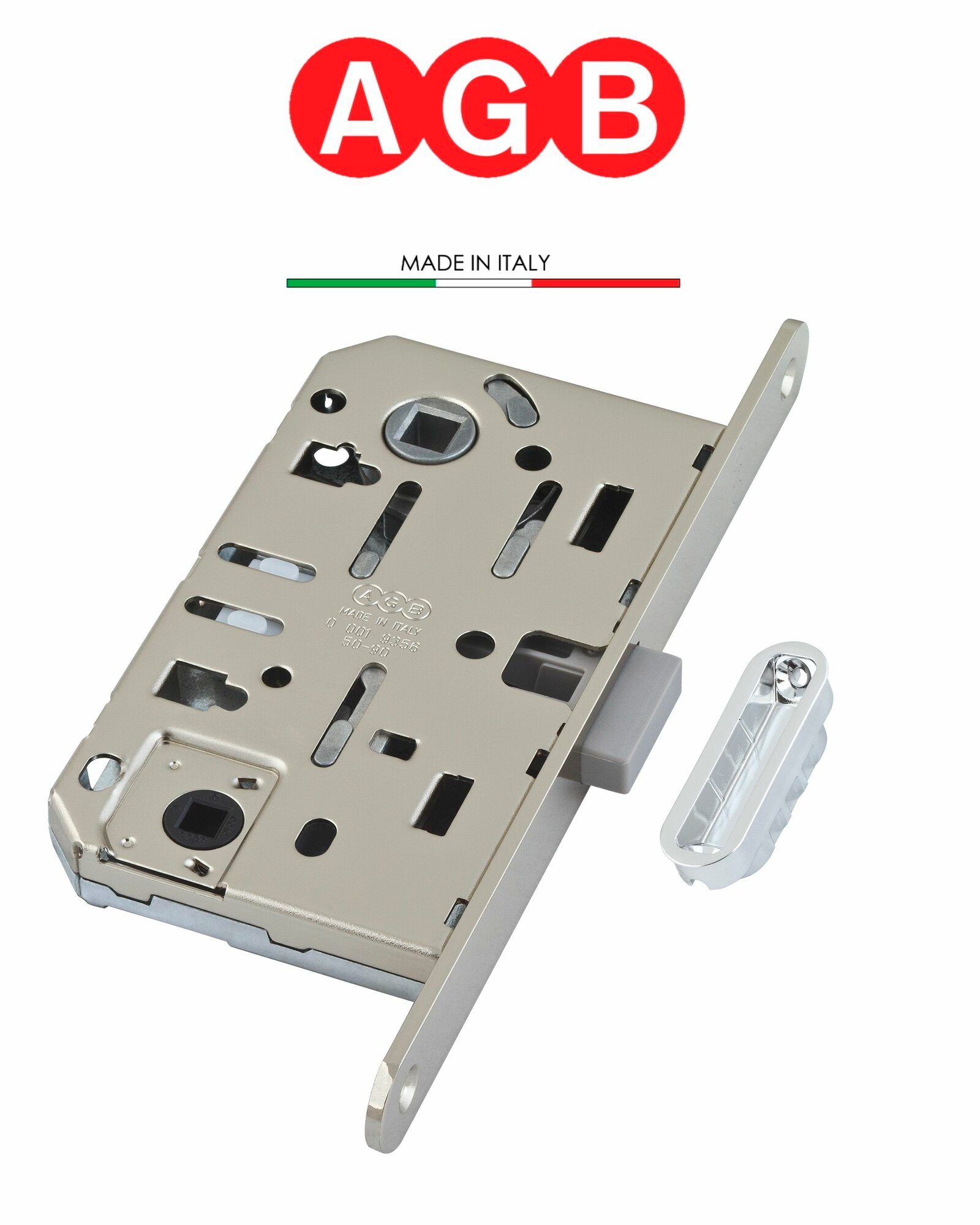 B06102.50.06.640 Замок межкомнатный (KIT) WC AGB MEDIANA POLARIS 2XT (хром)