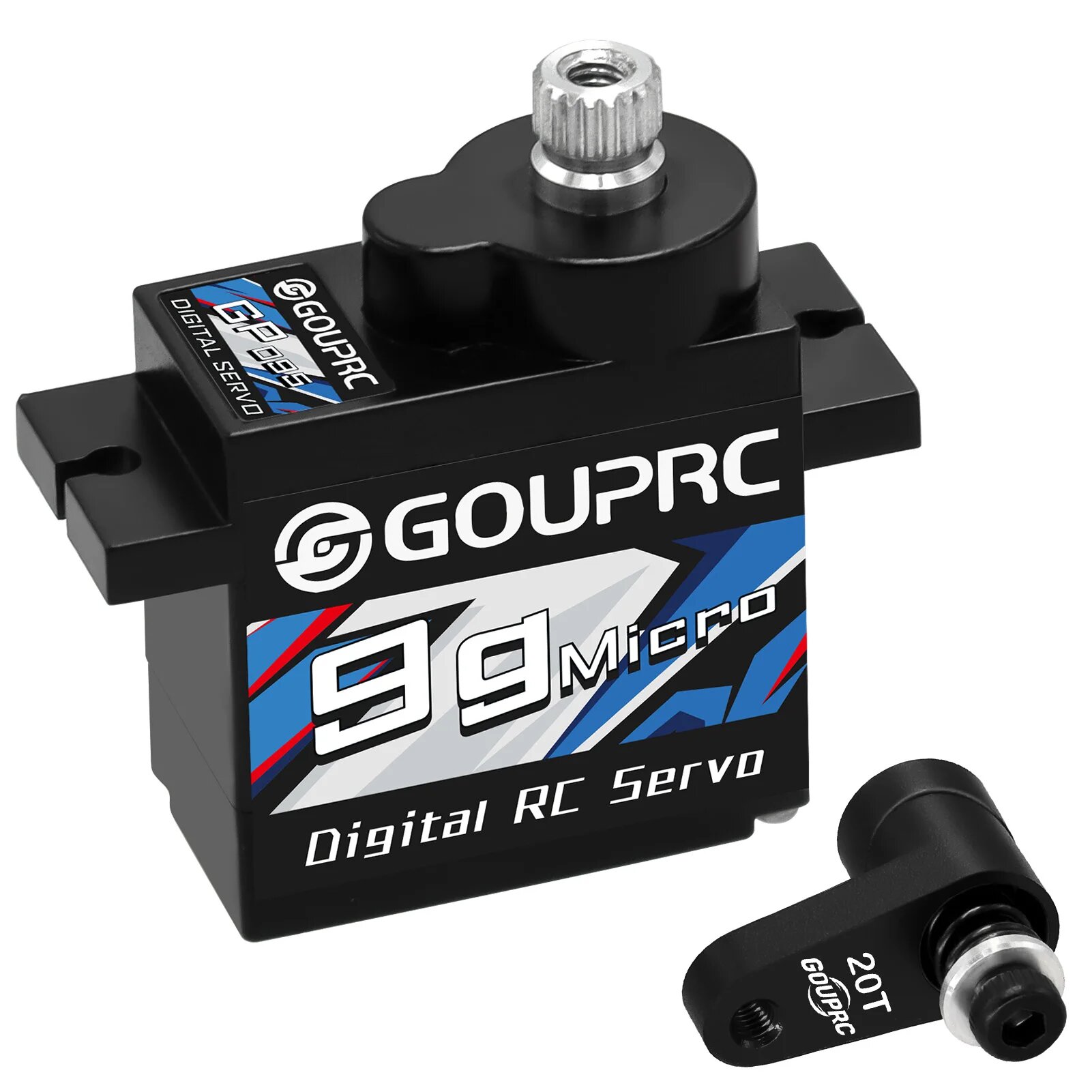 GOUPRC 9G Micro Черный Металлический Сервопривод