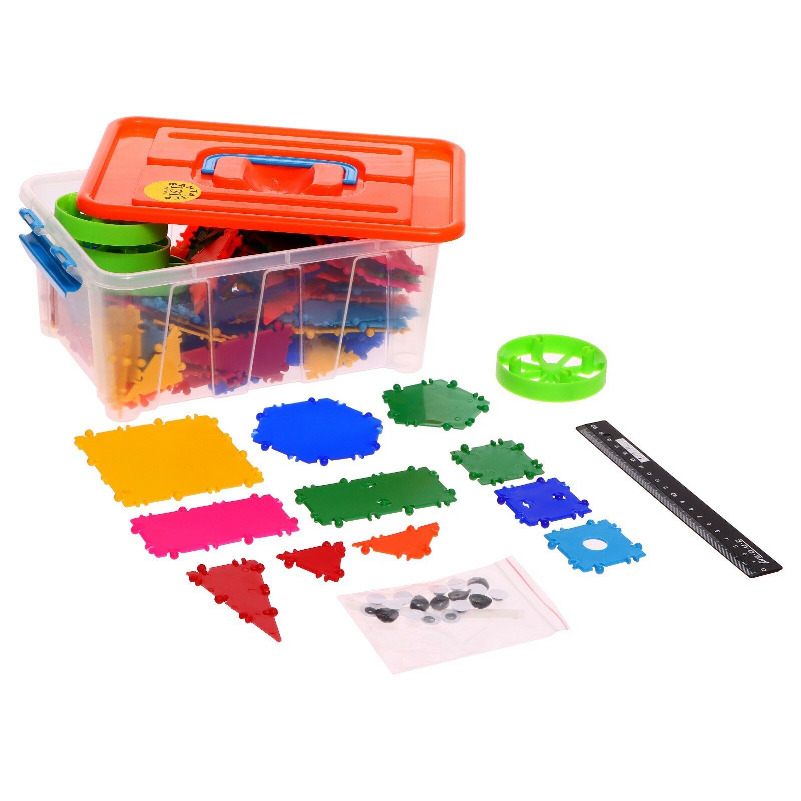 Конструктор тико «Фантазёр», 131 деталь, 4 колеса