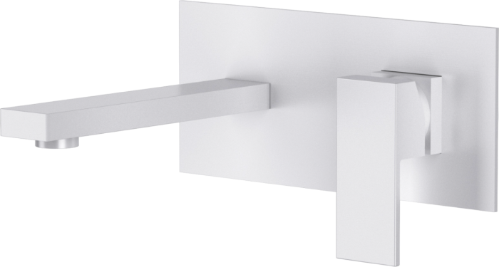 Смеситель для раковины D&K Bayern.Liszt DA1514408, С внутренней частью, матовый белый