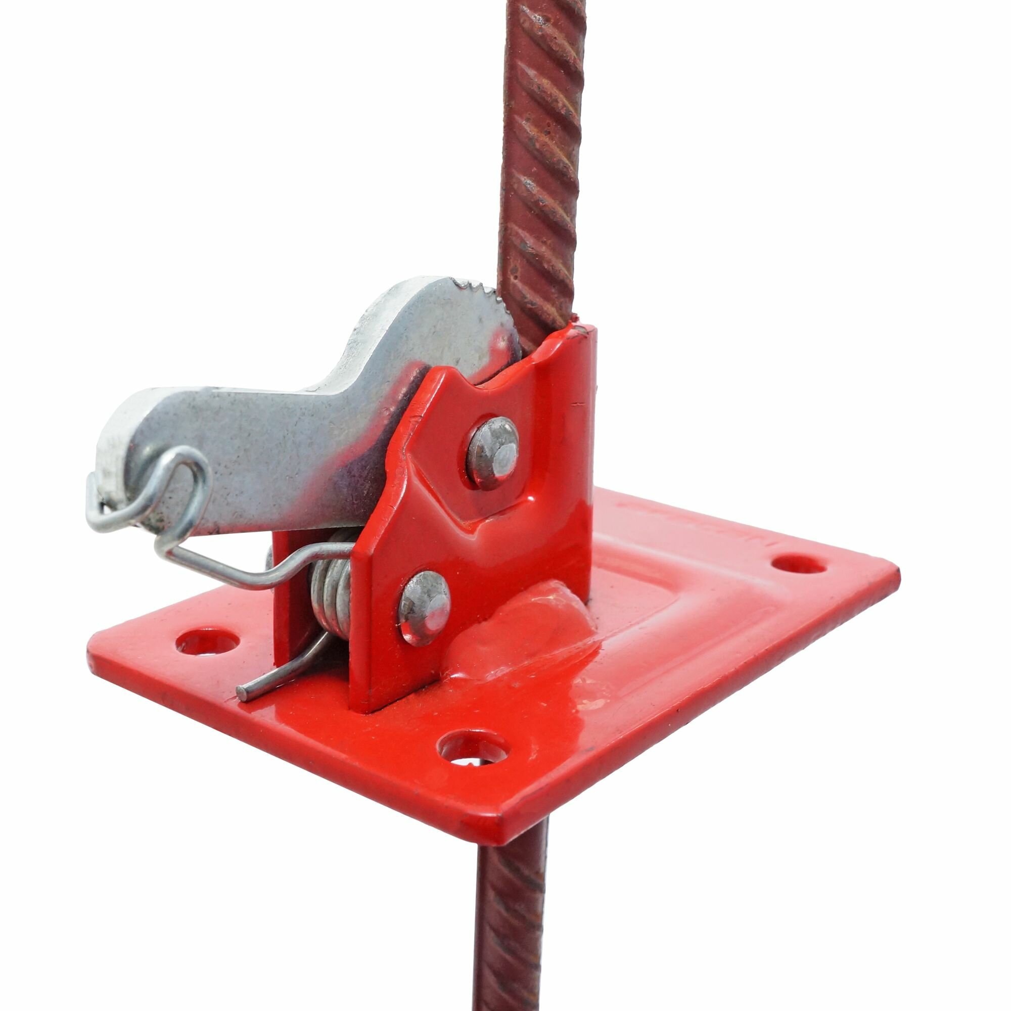 Пружинный зажим для арматуры AFACAN, сталь, 50шт, гладкая поверхность, бордовый