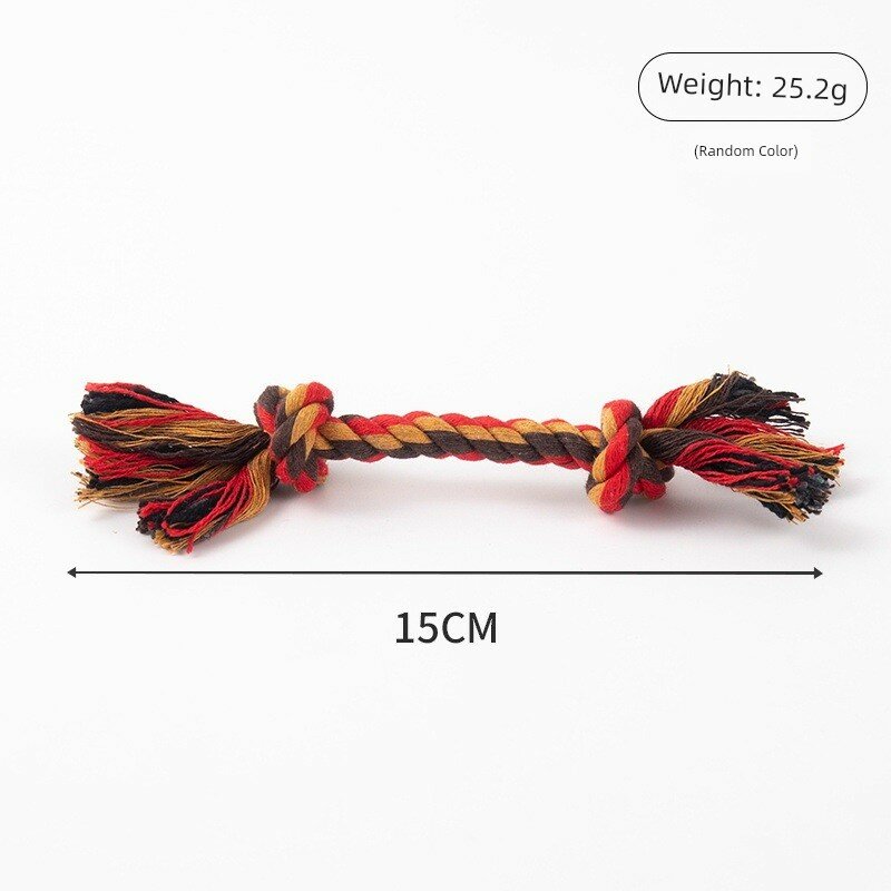 Игрушка для собак для прорезывания зубов, прочная жевательная игрушка для Тедди, Корги, Померанского шпица, узел-мяч,