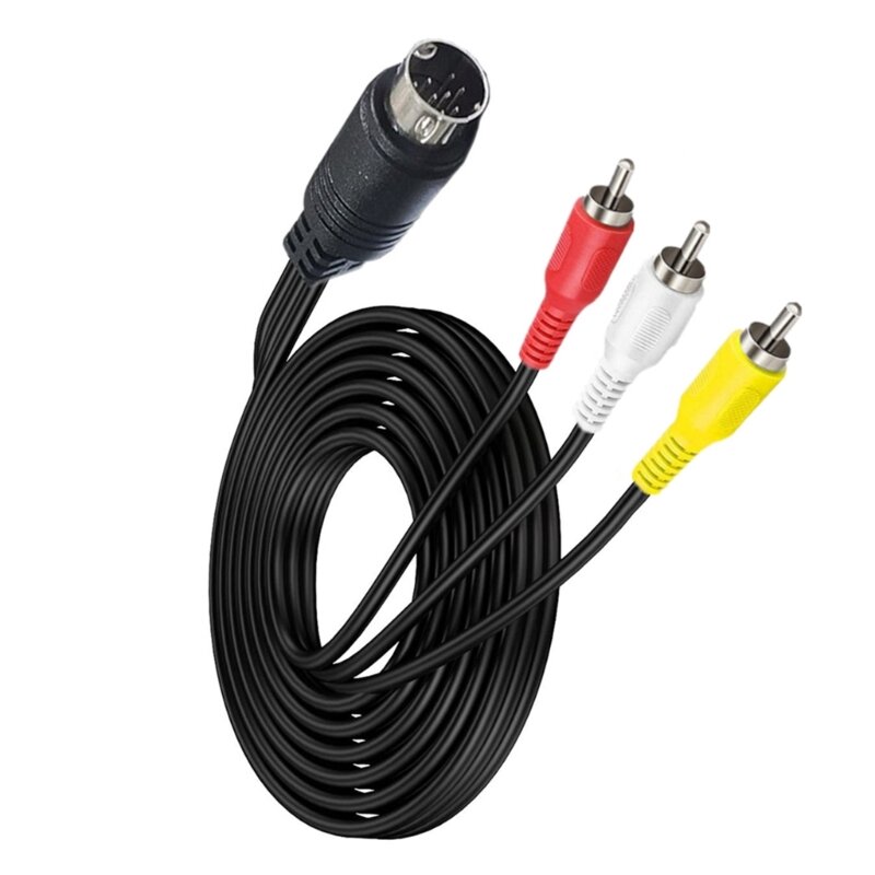 Кабель S video от 10-контактного до 3-х видеокабелей RCA