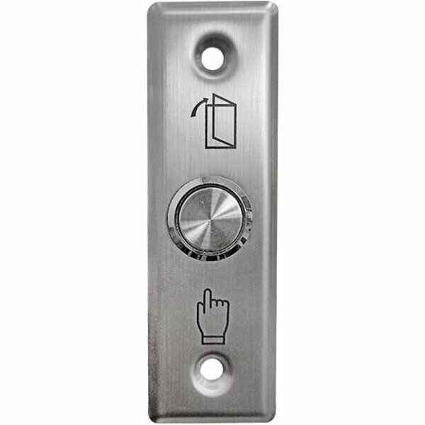 Кнопка Optimus 'Выход' врезная - NO/NC (металл) Кнопка выхода