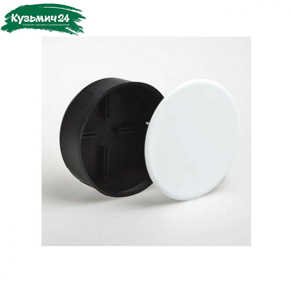 Коробка распределительная круглая диаметр 100 мм, скрытая установка, Тусо 10159