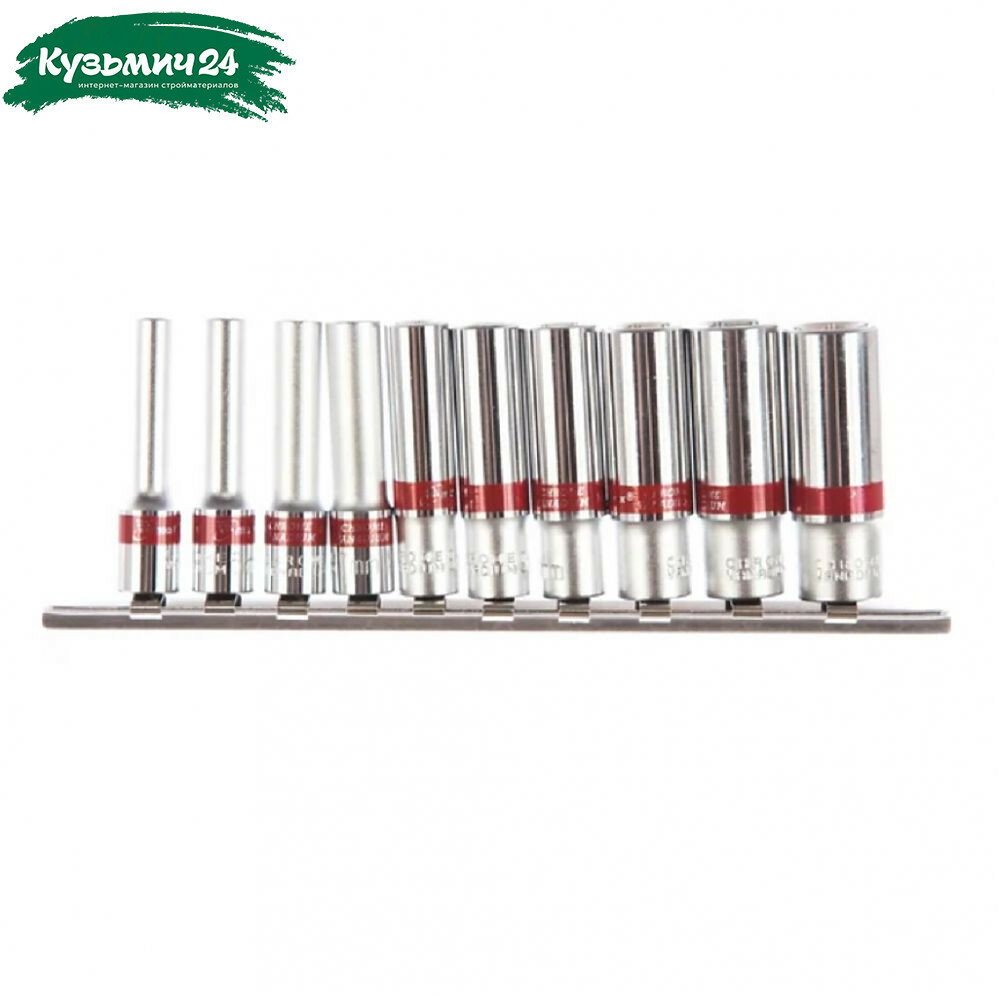 Набор головок торцевых Matrix 13592 1/4", 4-13 мм, 10 предметов