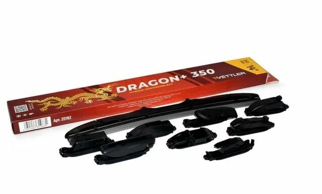 Щетка стеклоочистителя (гибридная) 350 мм/14"/ арт. DRAGON350/ VETTLER
