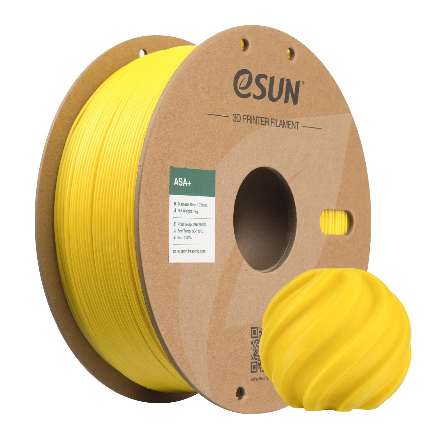 ESUN ASA нить для 3D-печати, YELLOW, 1,75 мм, 1 кг