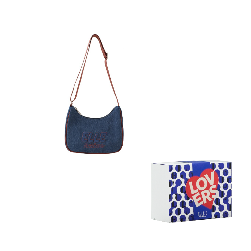 Сумка ELLE Active Тканевая сумка через плечо унисекс, синий деним
