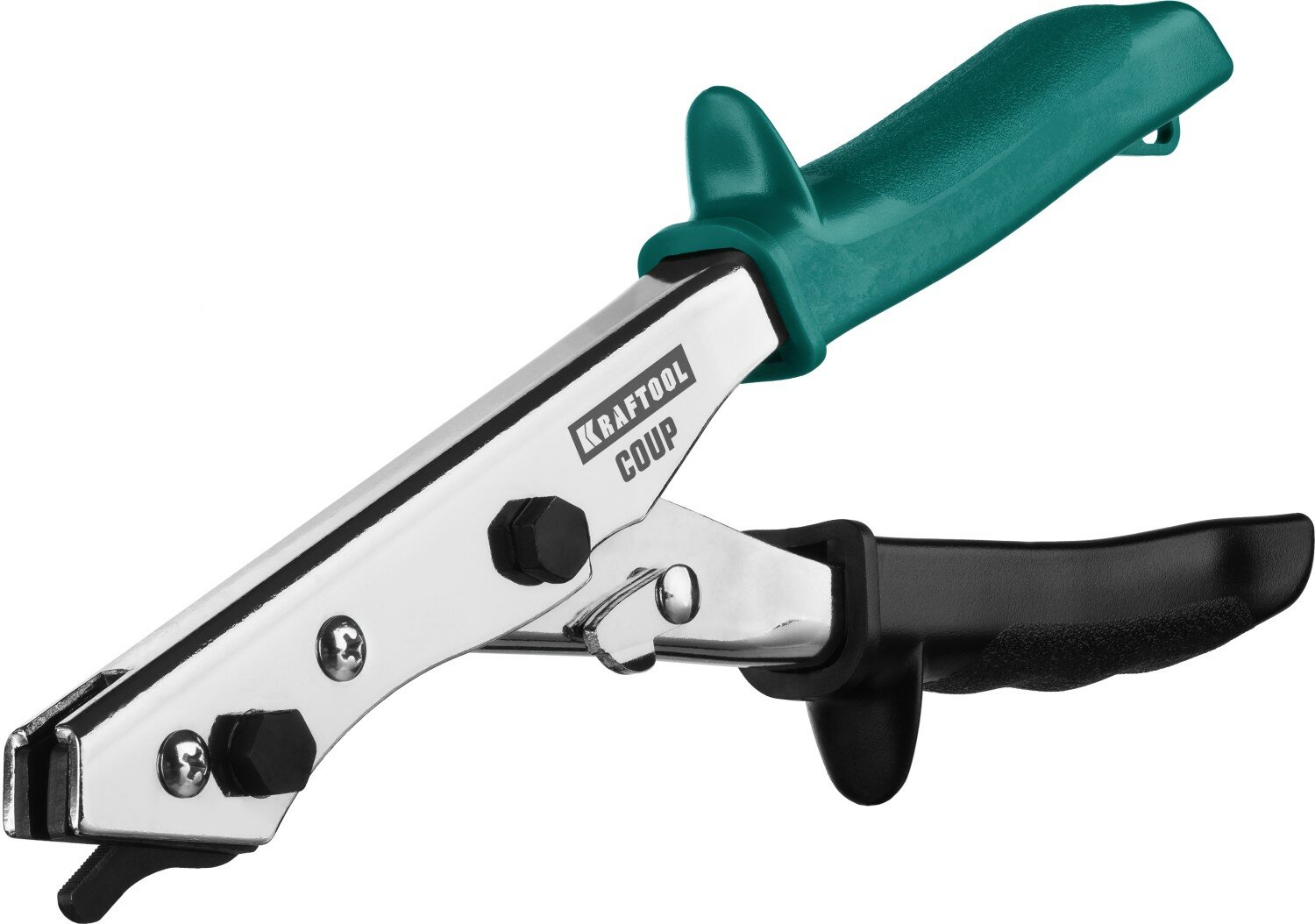 Ножницы KRAFTOOL Coup, просечные, для фигурного реза, усиленные лезвия