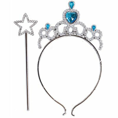 Веселая затея Комплект Принцесса Кристалл, ободок + палочка