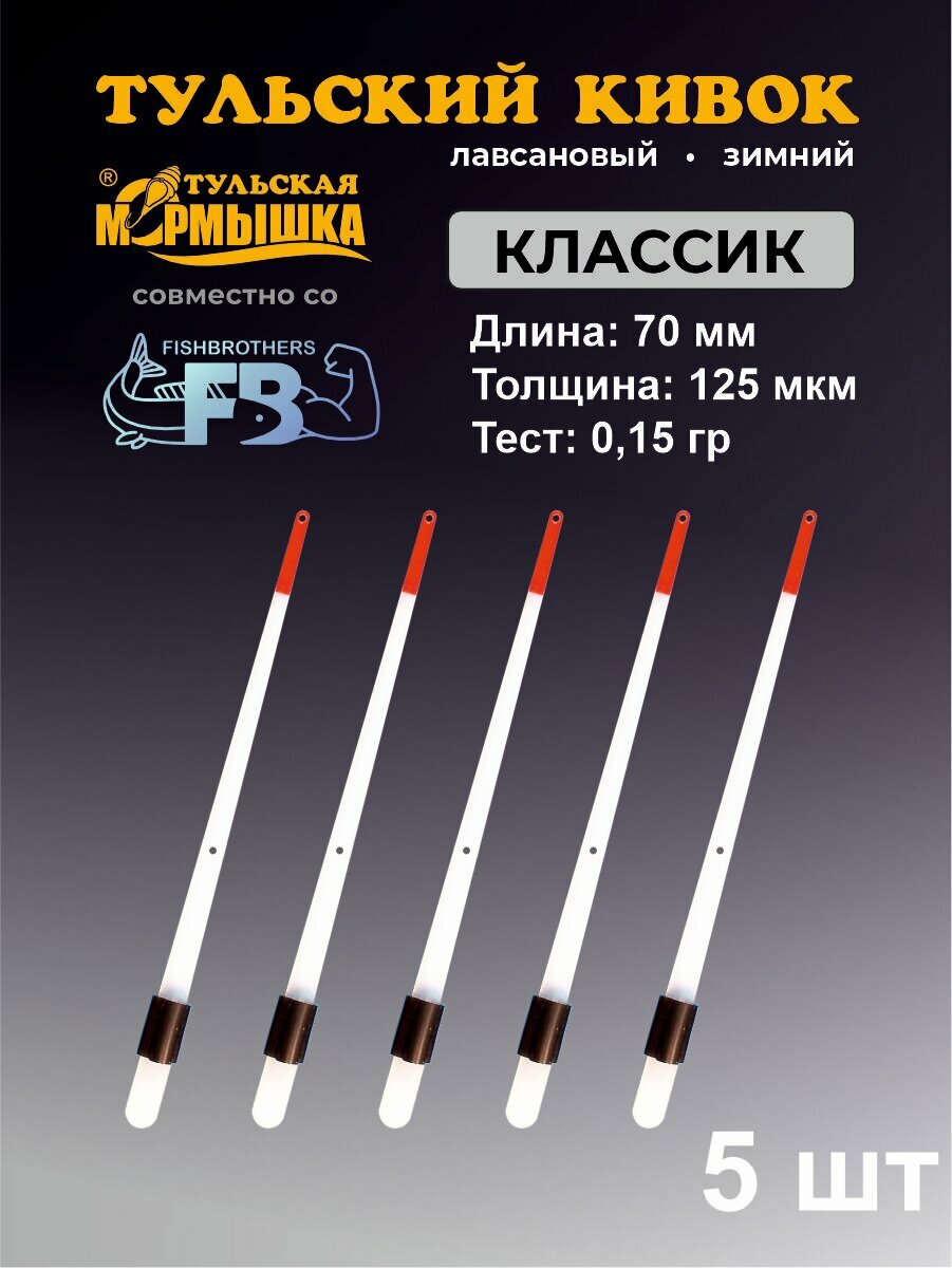 Кивок для зимней рыбалки 70 мм 125 мкм
