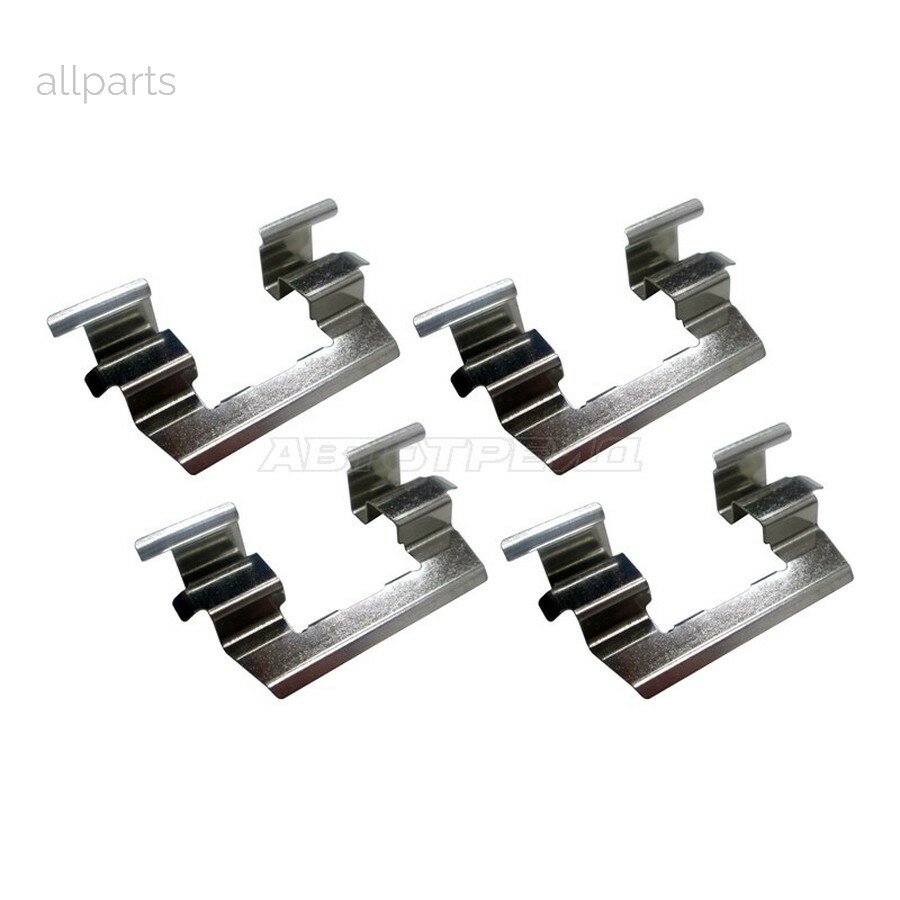 SAT ST-349-0005 Комплект монтажный тормозных колодок FR NISSAN MARCH K11/CUBE Z10/SUNNY B15 98-/BLUEBIRD G10 00-05