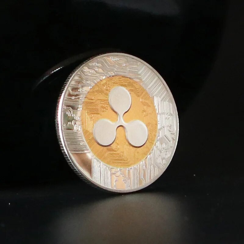 Сувенирная монета Ripple XRP CRYPTO Памятная коллекционная монета с покрытием из железа Art Collection