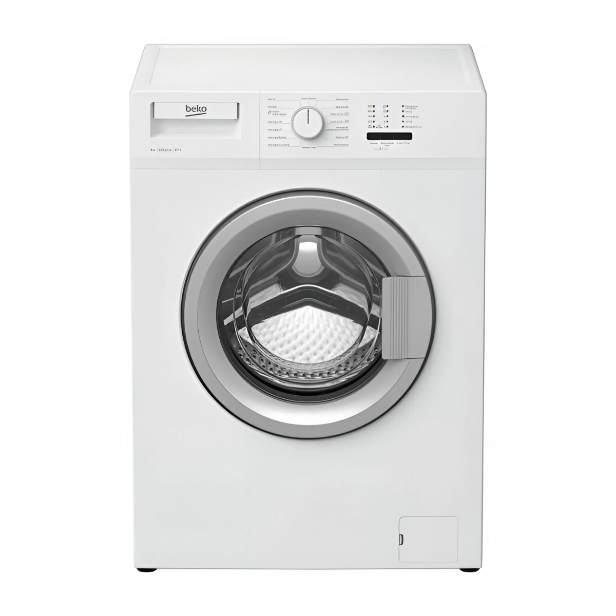 Стиральная машина Beko WRS 54P1 BSW, белый, загрузка 5кг, 800 об/мин, расход 45 л, 15 программ