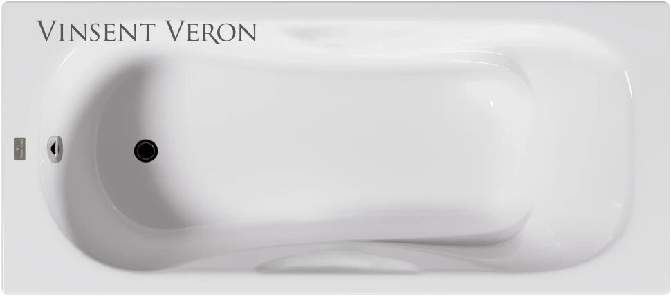 Ванна чугунная Vinsent Veron Aura VAU1707542 170x75 см, белый