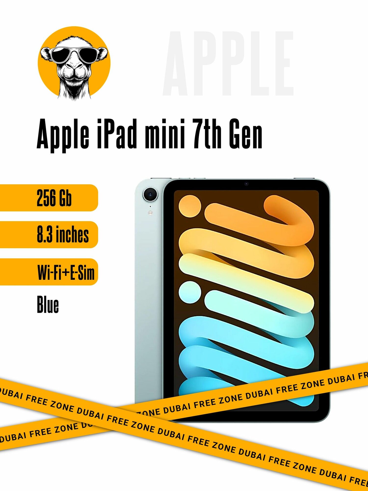 Планшет Apple iPad mini 7 2024 LTE 256Gb Blue/Синий