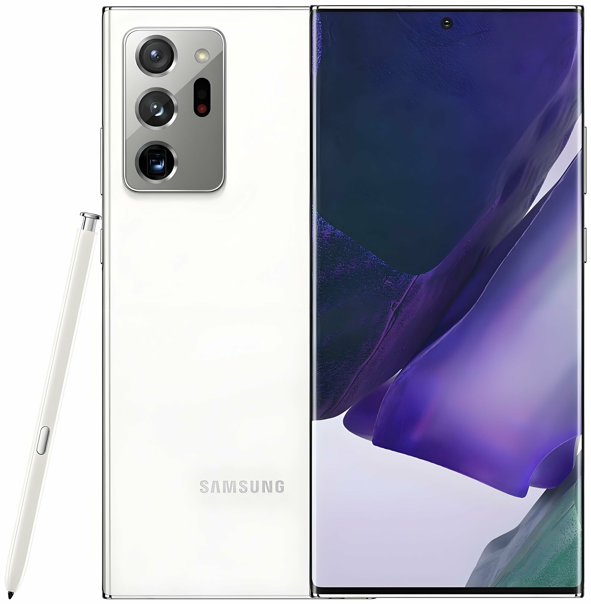 Samsung Смартфон Galaxy Note 20 Ultra 12/256 ГБ, S PEN Exynos 990 белый