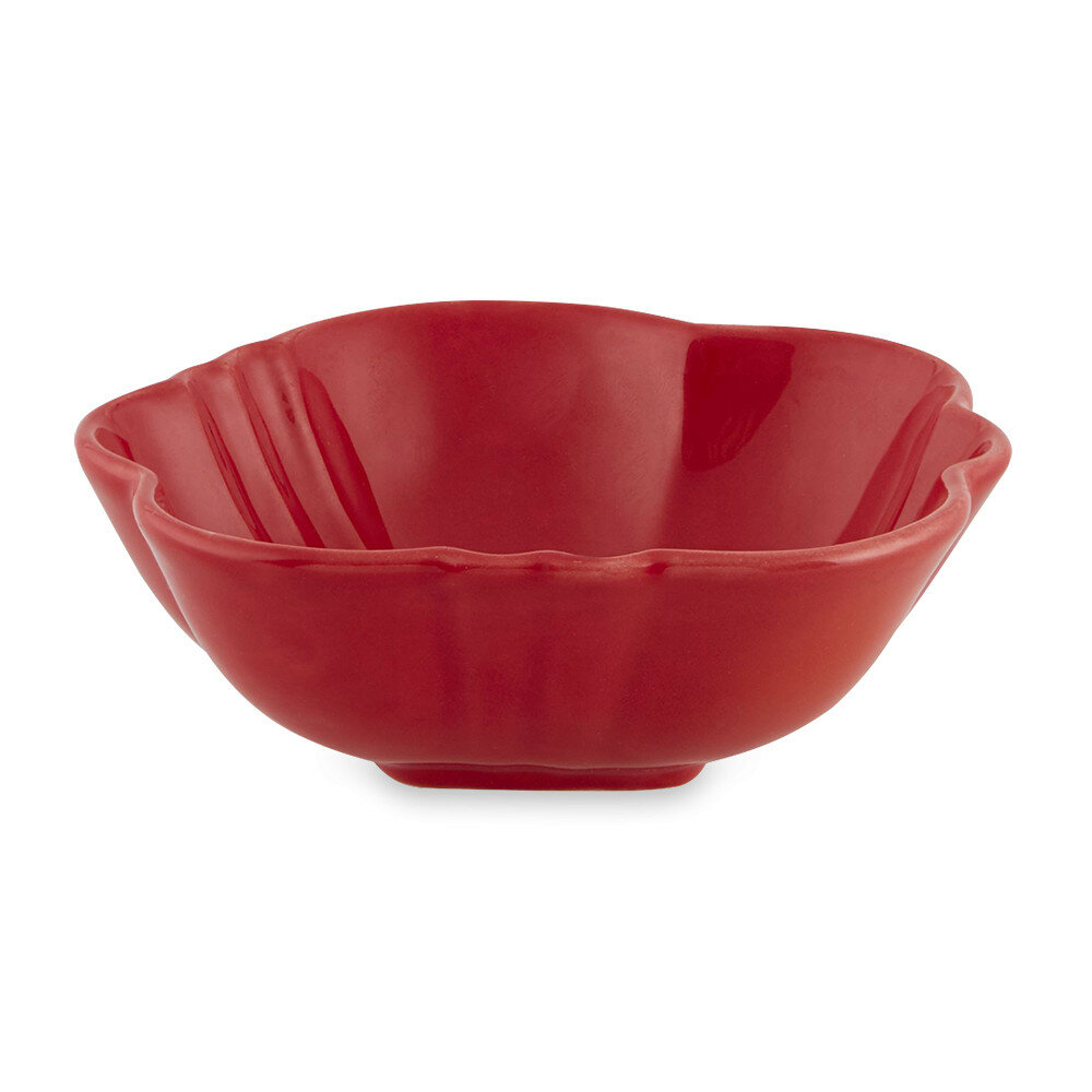 Салатник «Томат», 12,5 см, керамика, красный, зеленый BOR65022239 Томат