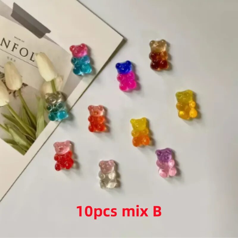 10 шт, магнит на холодильник с медведем, наклейка на доску и доску, магнит с фото-сообщением, магнитная наклейка